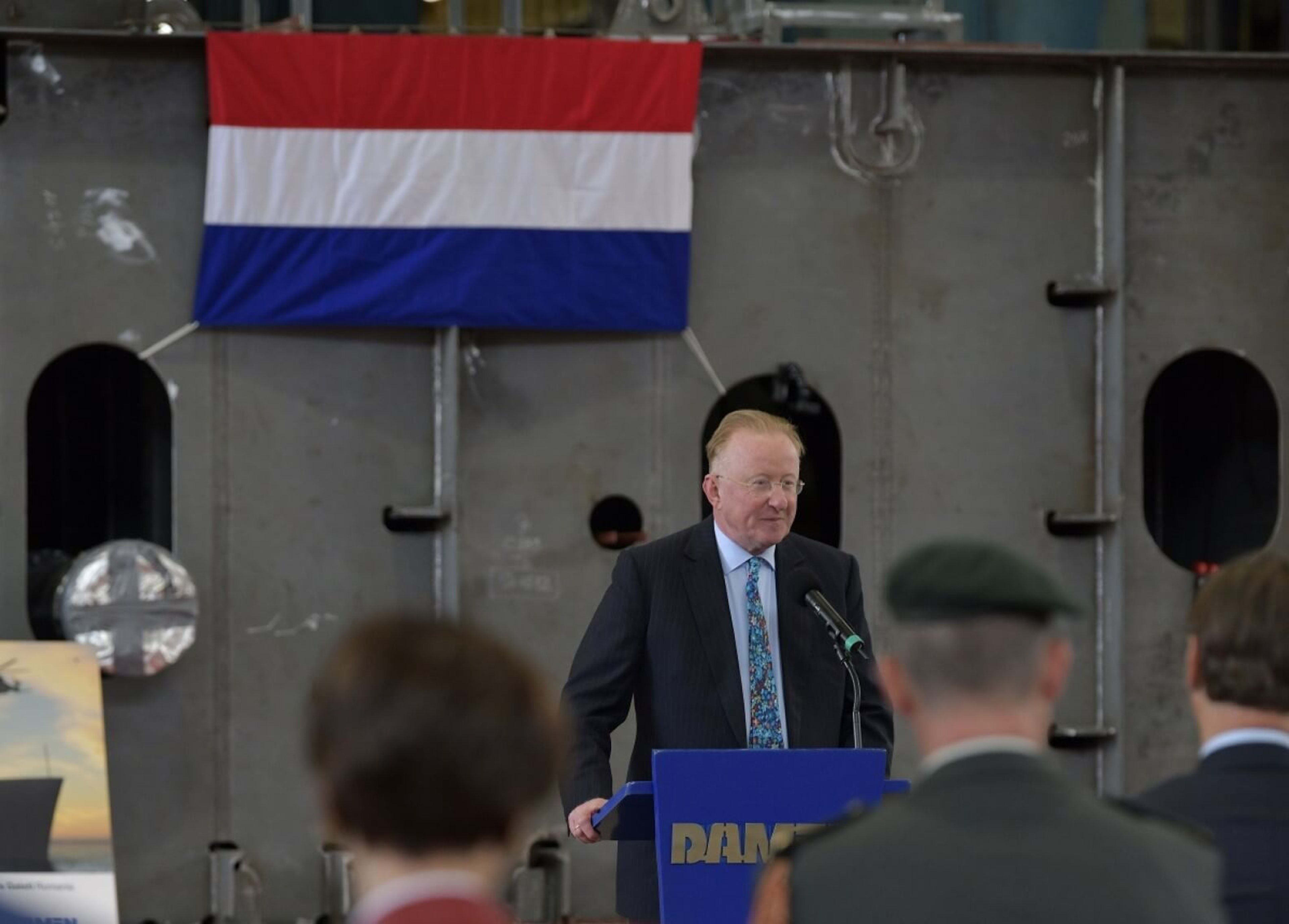 Damen Shipyards Galati lays keel of Combat Support Ship - Damen Damen Shipyards Galati lays keel of Combat Support Ship - Damen